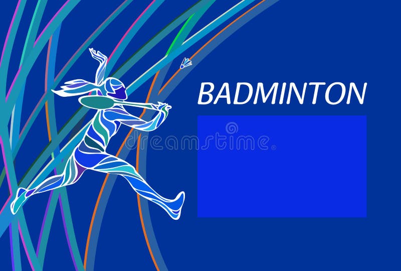 Badminton Sport Invitation Poster or Flyer Stock Vector - Illustration ...