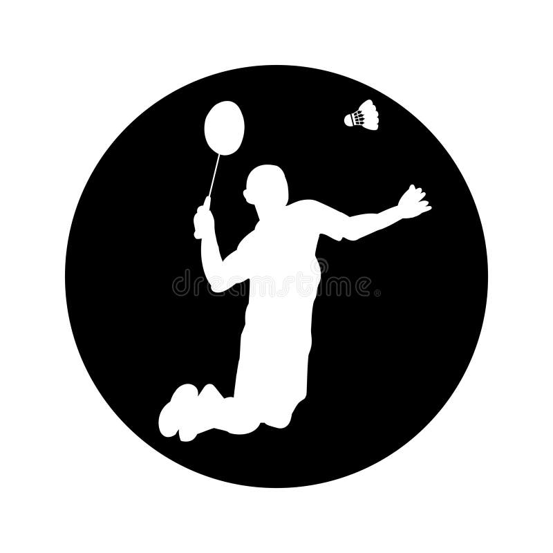 Badminton-Symbol vektor abbildung. Illustration von gericht - 271153631