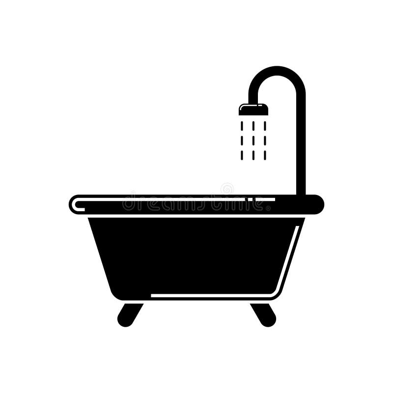 Badpictogram stock illustratie. Illustration of silhouet - 91543836