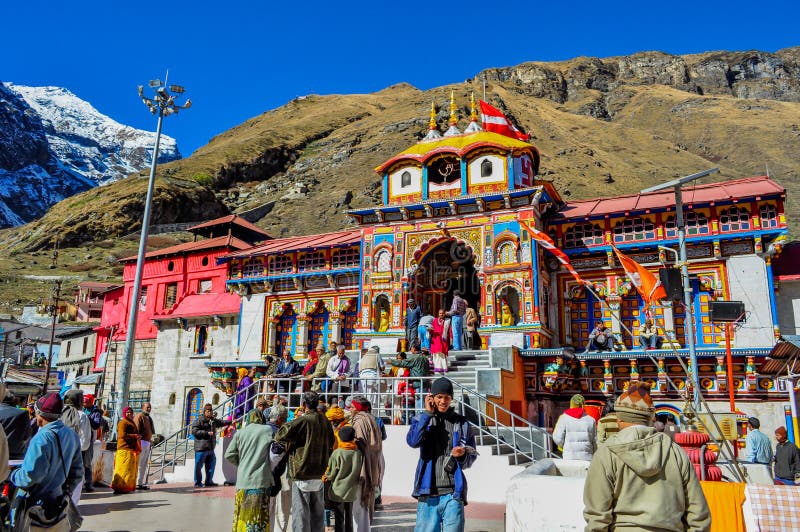 Badrinath temple editorial photo. Image of holy, badarinath - 64664656