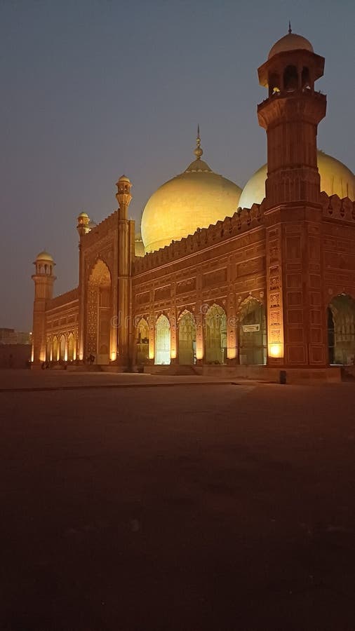 Mosque View at Night. Ramadan or Islamic Background Photo Stock Photo ...