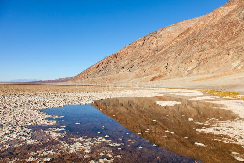 Badwater Basin stock photo. Image of california, lowest - 37733558