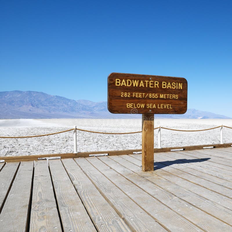 Badwater Basin in Death Valley. Stock Image - Image of basin, park: 2042261