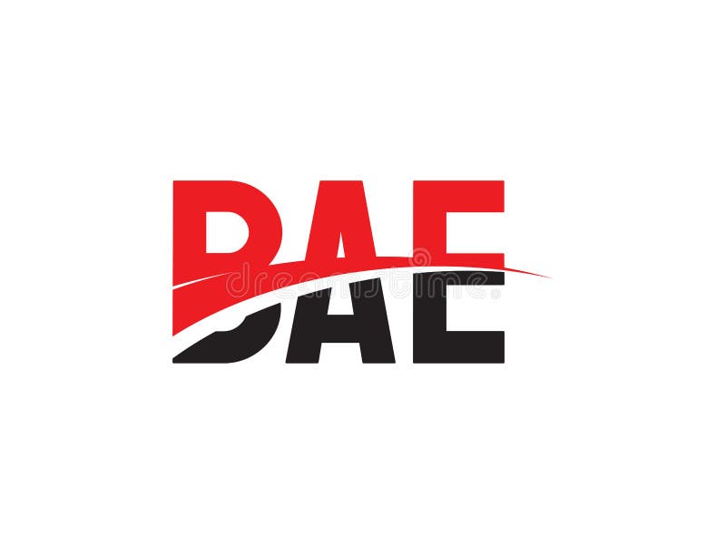 BAE Letter Initial Logo Design Vector Illustration Stock Vector ...
