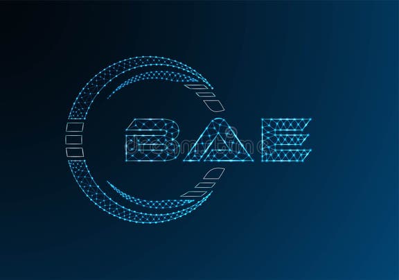 BAE Low Poly Letter Logo Vector Design. BAE Lower Poly Logo Stock ...