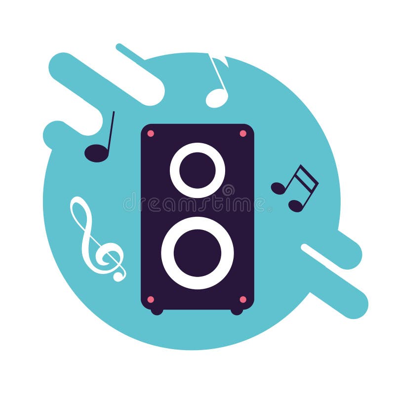 Cartoon Speaker Baffle Audio Music Stock Illustrations – 5 Cartoon ...
