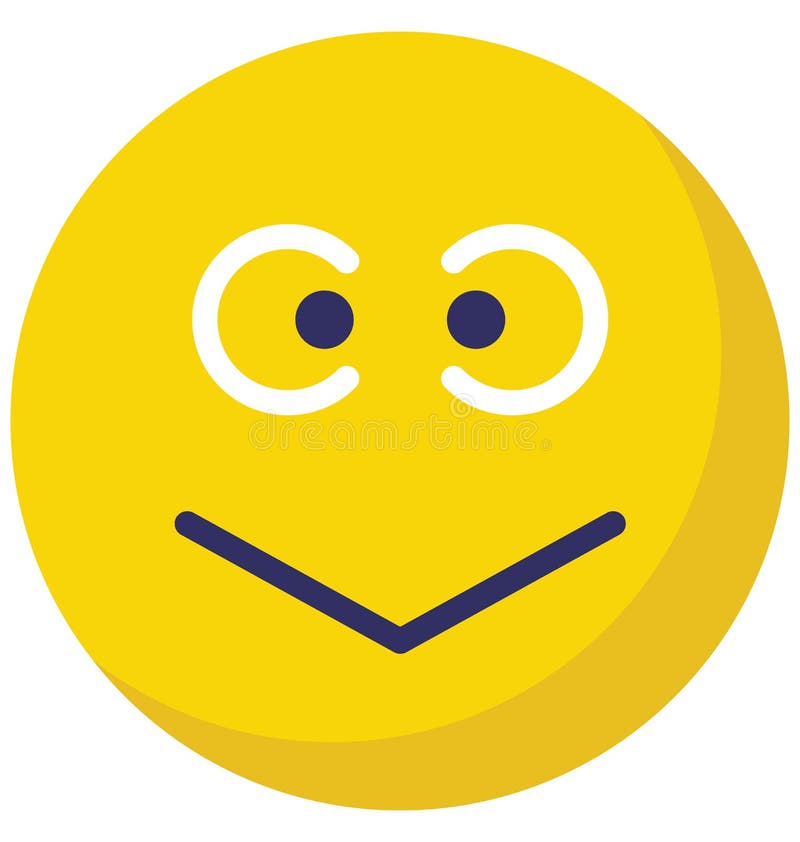 Baffled Emoticon, Confused Vector Isolated Icon Which Can Easily Modify ...