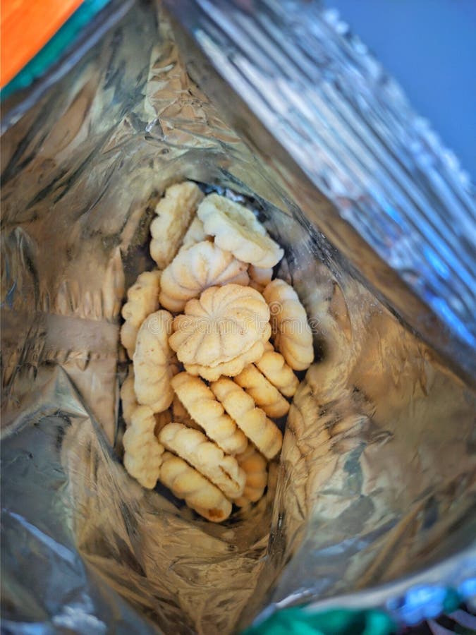 A Bag of Shortbread Cookies Stock Photo - Image of baked, darker: 272591304