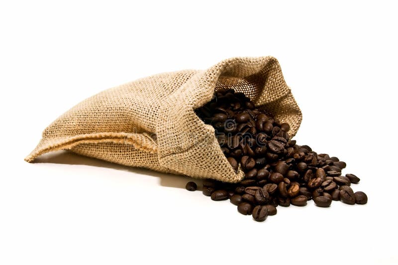 Bag of coffee stock photo. Image of presentation, breakfast - 12743924