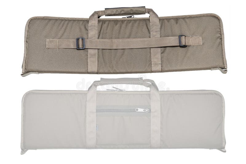 Bag for Concealed Carry of Submachine Gun. Isolated Stock Photo - Image ...