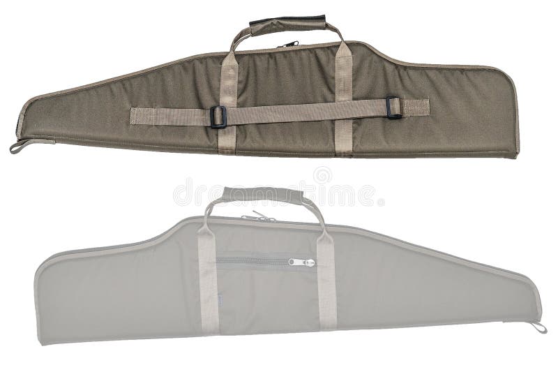 Bag for Concealed Carry of Submachine Gun. Isolated Stock Photo - Image ...