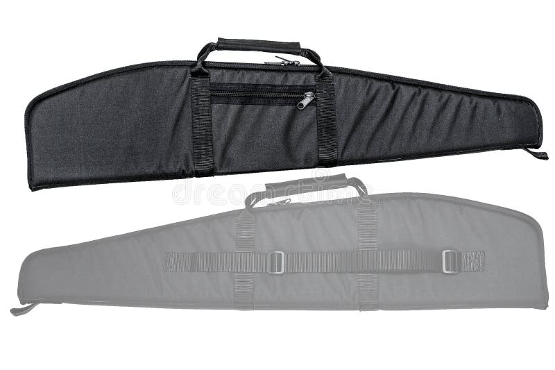 Bag for Concealed Carry of Submachine Gun. Isolated Stock Photo - Image ...