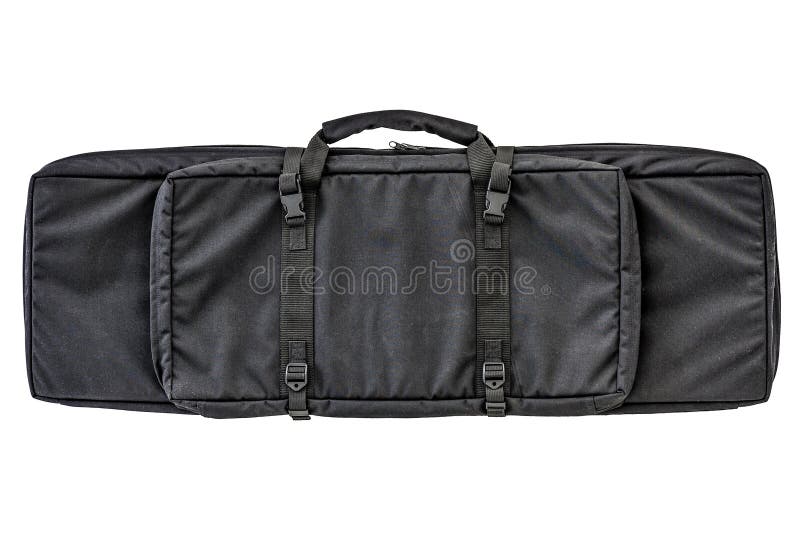 Bag for Concealed Carry of Submachine Gun. Isolated Stock Photo - Image ...