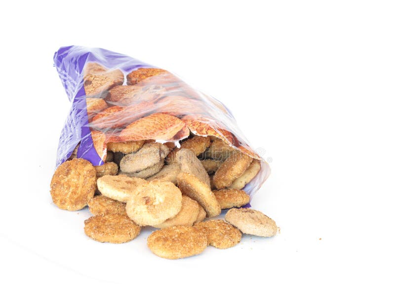 Bag of cookies stock image. Image of cookies, blue, mixed - 8850811