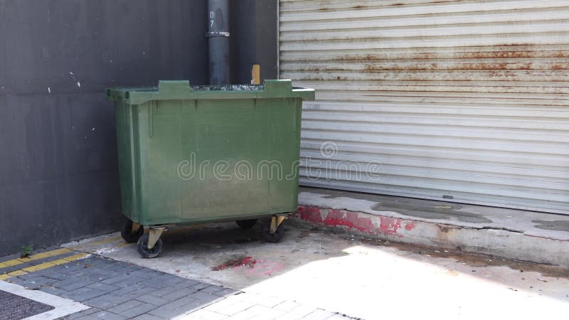 Bag with Garbage and Rubbish Bin Stock Video - Video of plastic ...