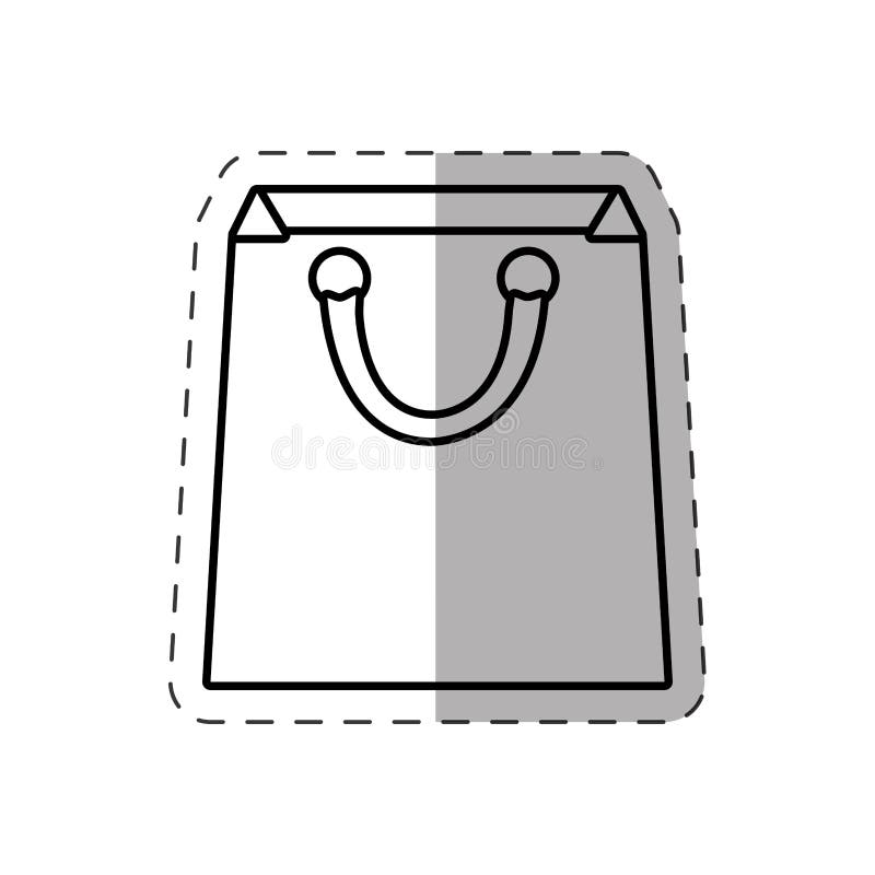 Bag Gift Paper Shopping Shadow Stock Illustration - Illustration of ...
