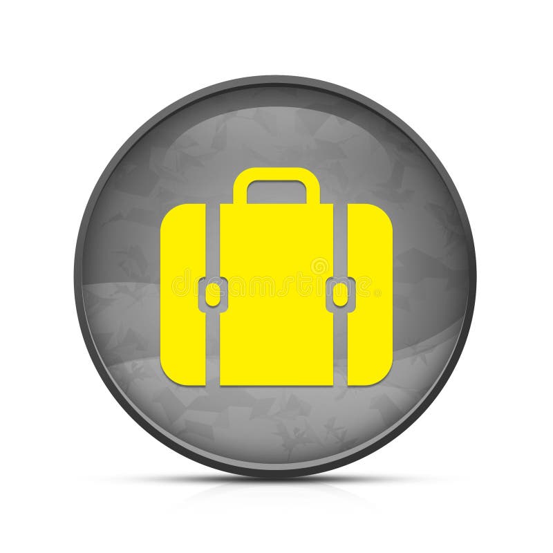 Bag Icon on Classy Splash Black Round Button Illustration Stock ...