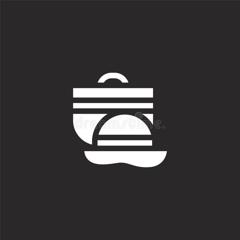 Bag Icon. Filled Bag Icon for Website Design and Mobile, App ...