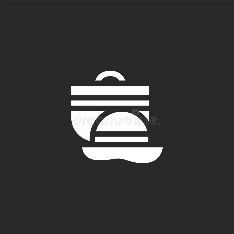 Bag Icon. Filled Bag Icon for Website Design and Mobile, App ...