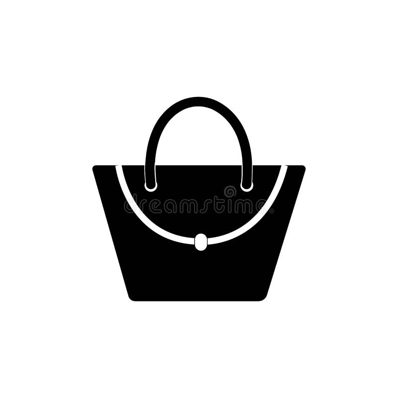 Bag Icon Logo Vector Design Stock Illustration - Illustration of purse ...