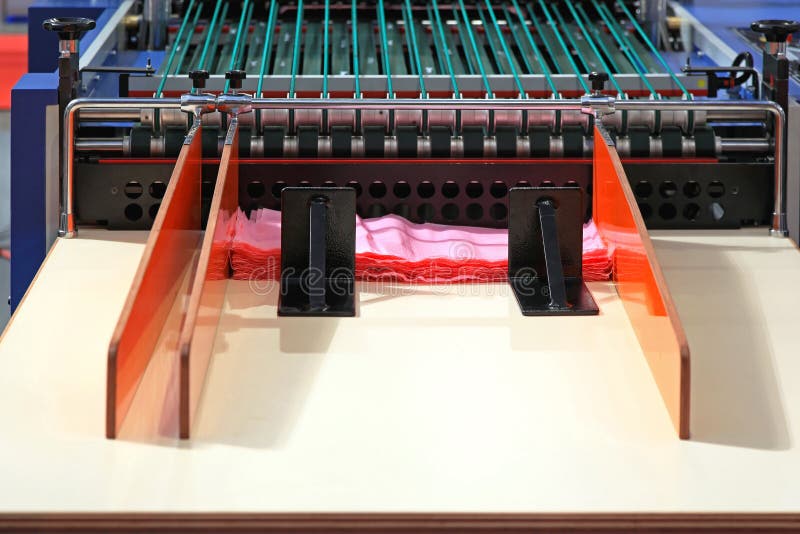 Bag making machine stock photo. Image of manufacturing - 36146744