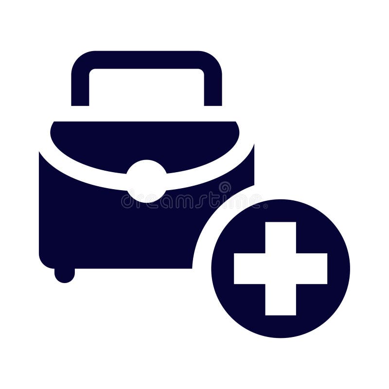 Bag, Medical, Health, Plus, First Aid, Medical First Aid Bag Icon Stock ...