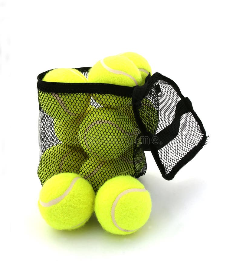 Bag o balls stock image. Image of yellow, game, ball, isolated - 1175723