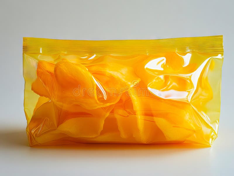 A Bag of Orange Chips Sitting on Top of a Table Stock Image - Image of ...