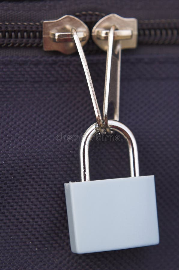 Bag security stock image. Image of blue, suitcase, padlock - 988573