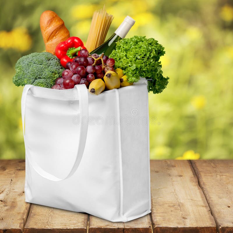 Bag stock photo. Image of shopping, sack, cotton, single - 118990194