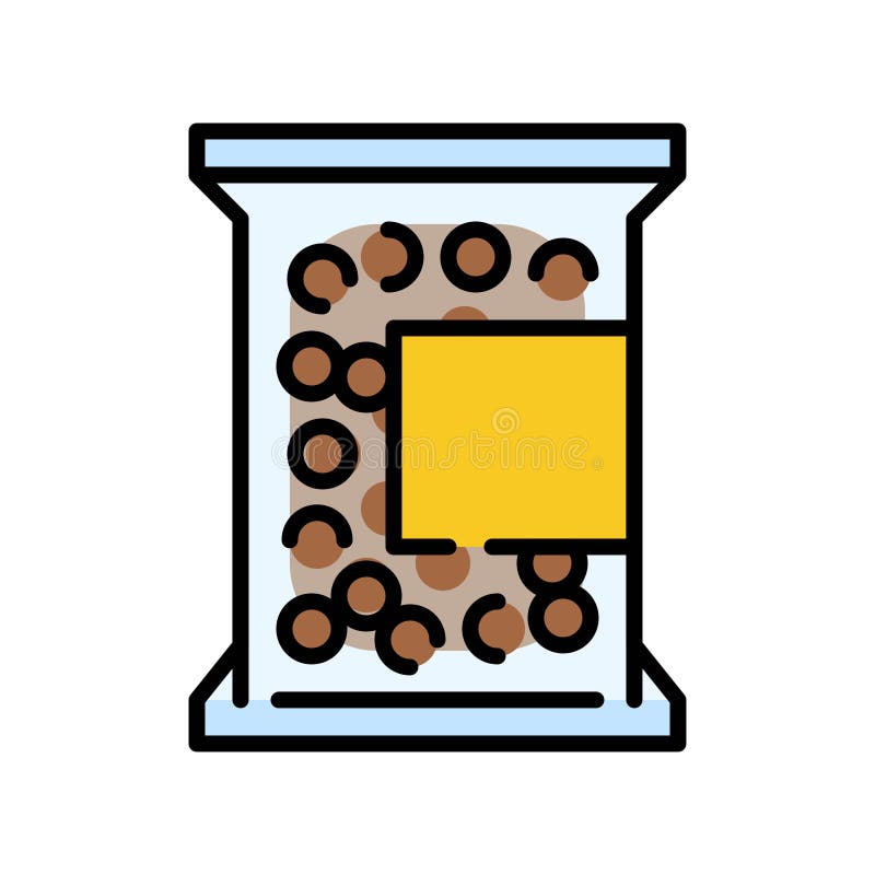 Tapioca Balls. Vector Sketch Illustration of Tapioca Bubble Tea. Stock ...