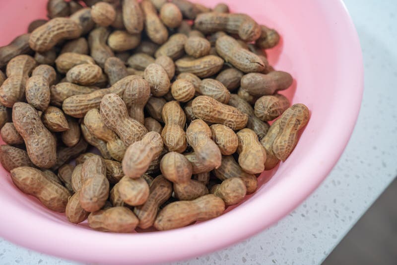 Bag of Tasty Boiled Peanuts Ready To Eat Stock Photo - Image of protein ...