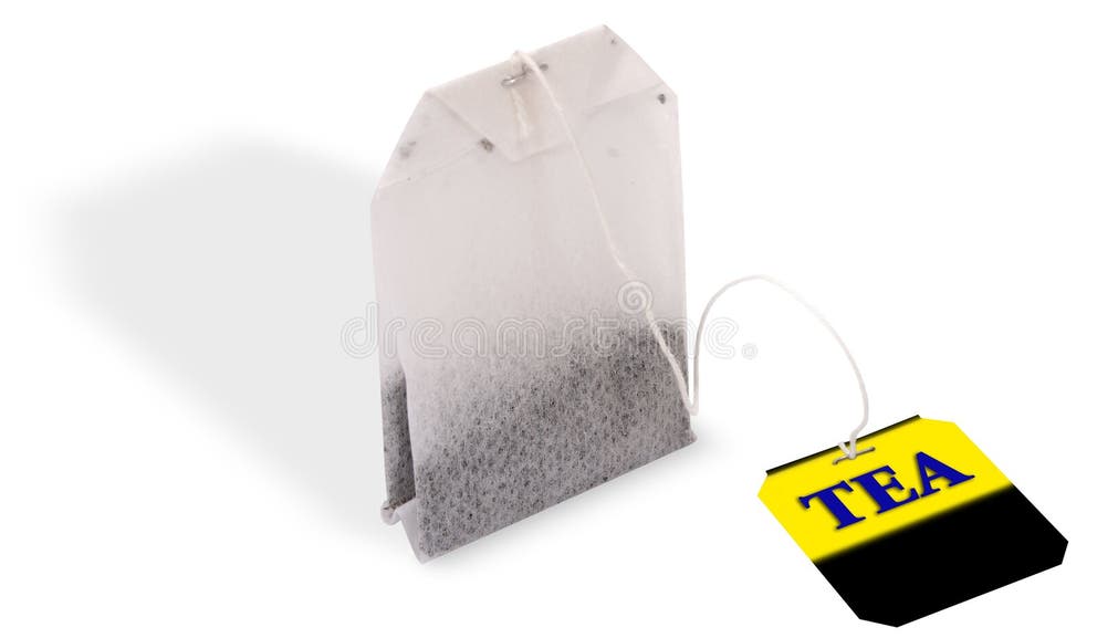 Bag with tea stock photo. Image of cafe, porous, grey - 3824288