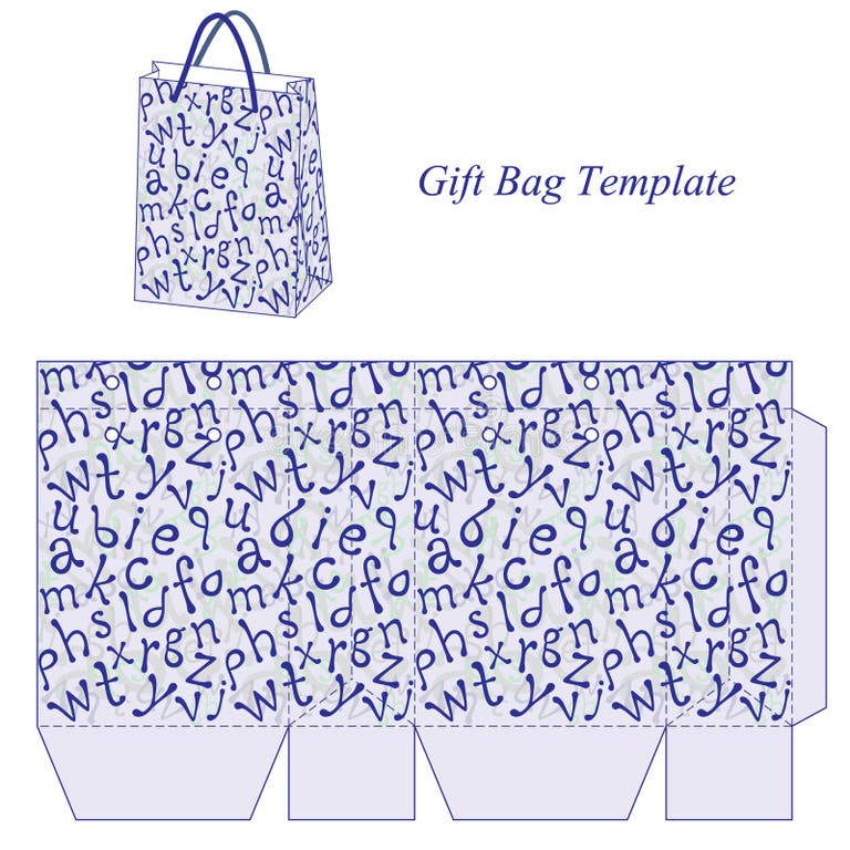 Alphabet Box Pattern Template Stock Illustrations – 668 Alphabet Box ...