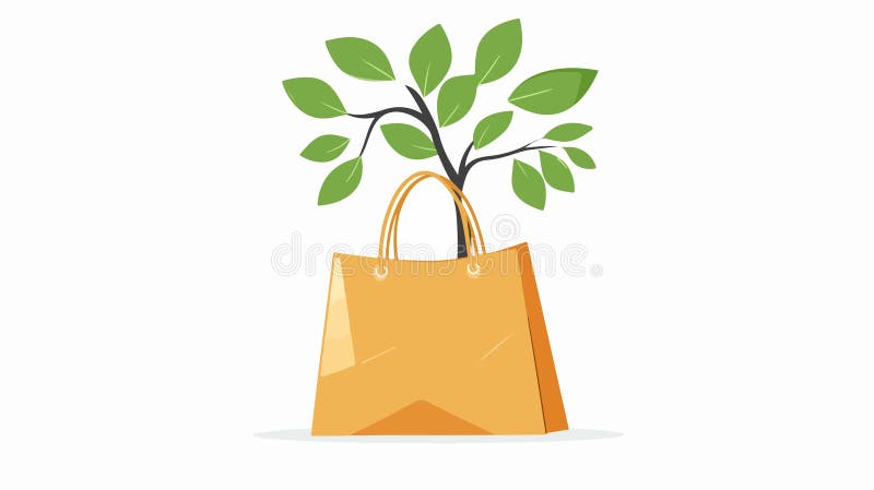 Eco-friendly Bag and Tree with Reusable Product Symbolizing ...