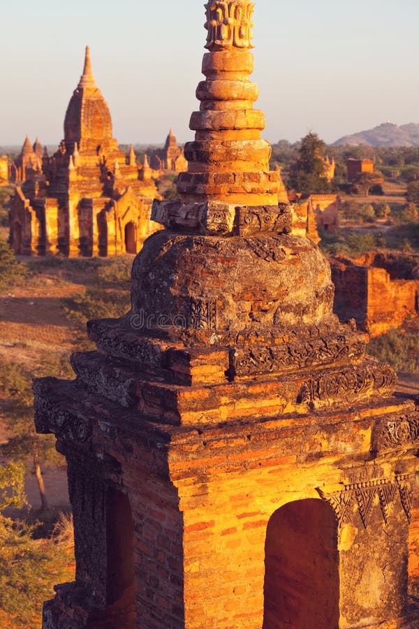 Bagan stock photo. Image of authentic, silence, building - 209959126