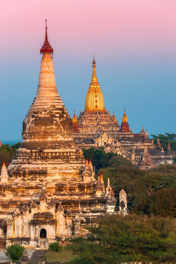 Bagan, Myanmar stockfoto. Bild von pagode, archäologie - 36440200