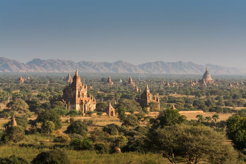 Bagan Myanmar stock photo. Image of dawn, adventure, ancient - 55928510