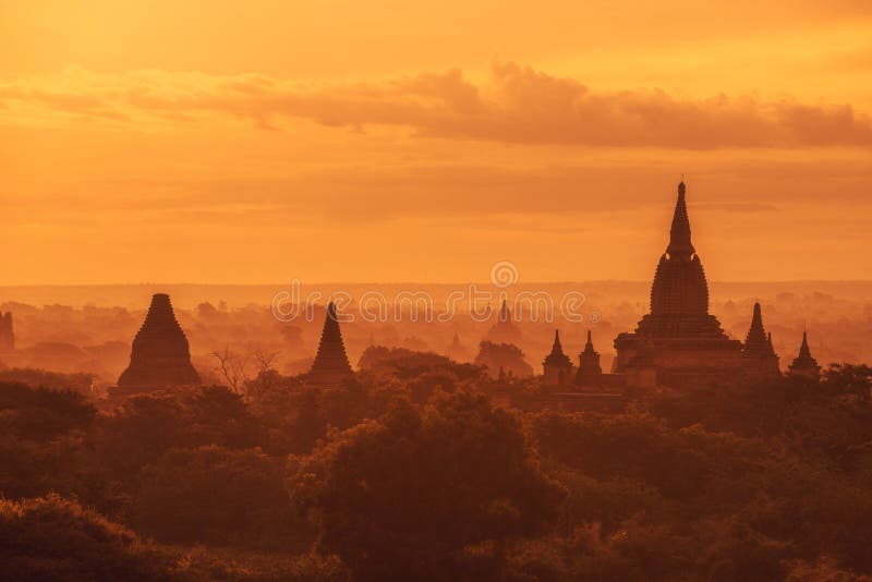 Bagan, Myanmar. stock image. Image of destination, field - 102485271