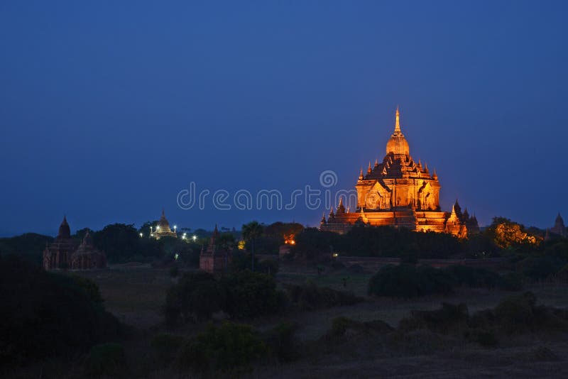 Bagan night stock image. Image of beautiful, site, travel - 71901525