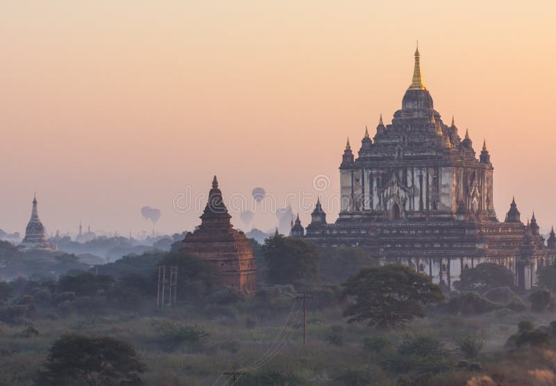 Bagan pagoda,Myanmar stock image. Image of architecture - 33186365