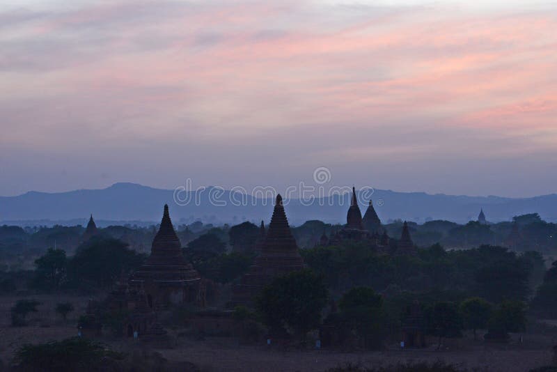 Bagan sunset stock photo. Image of place, heritage, beautiful - 77953706