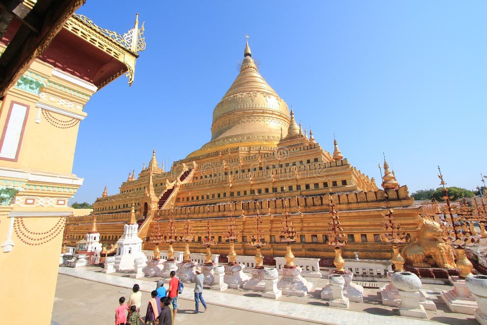 Bagan temple in Myanmar editorial stock photo. Image of architecture ...