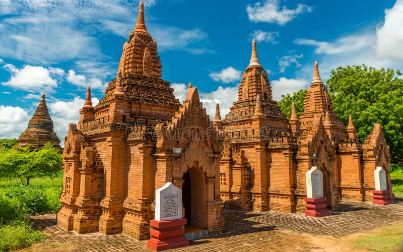 Bagan temples, Myanmar stock photo. Image of famous, asian - 71752920
