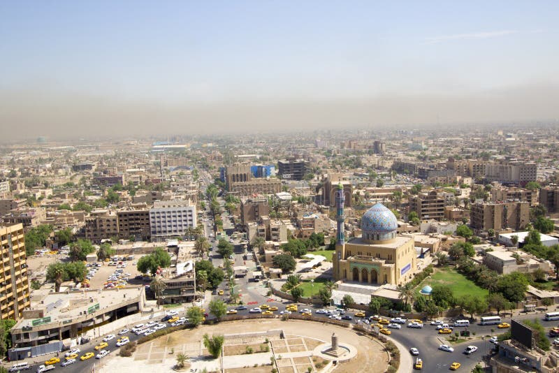 Bagdad foto de archivo. Imagen de complejos, capital - 59832004