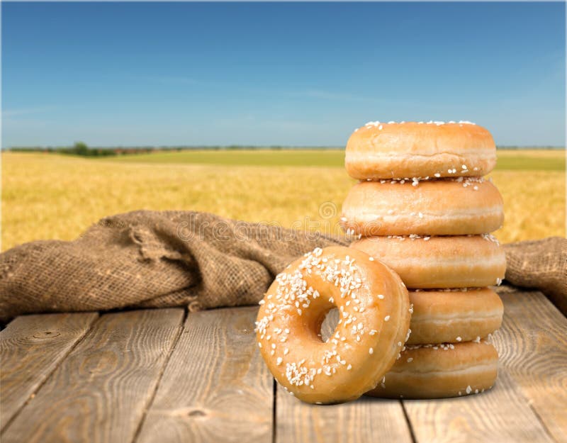 Bagel stock image. Image of wheat, eating, freshness - 118965363