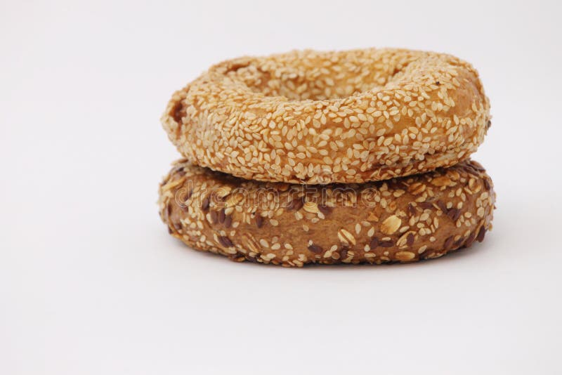 Bagel stock photo. Image of bagel, snack, tasty, white - 65627678