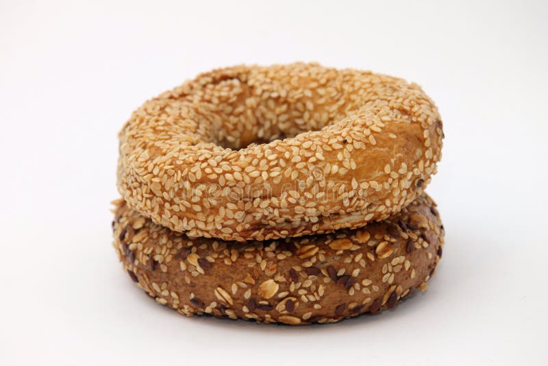 Bagel stock photo. Image of bagel, snack, tasty, white - 65627678
