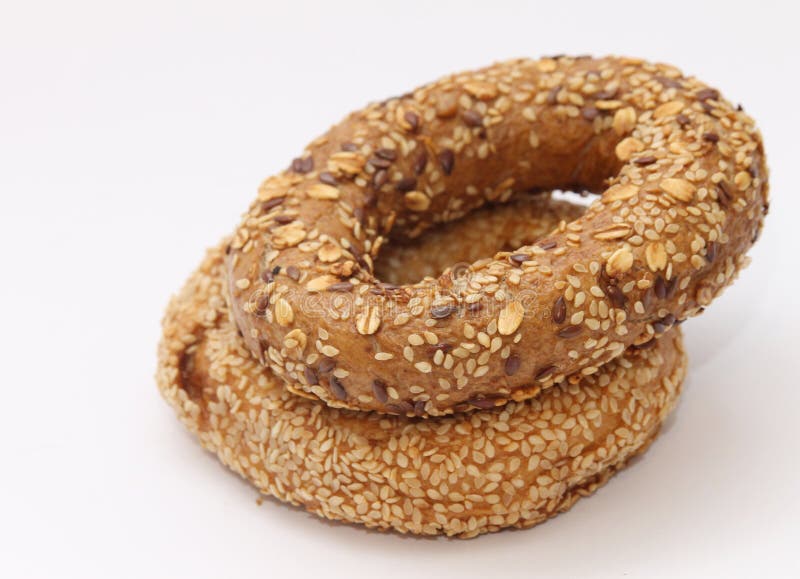 Bagel stock photo. Image of bagel, snack, tasty, white - 65627678