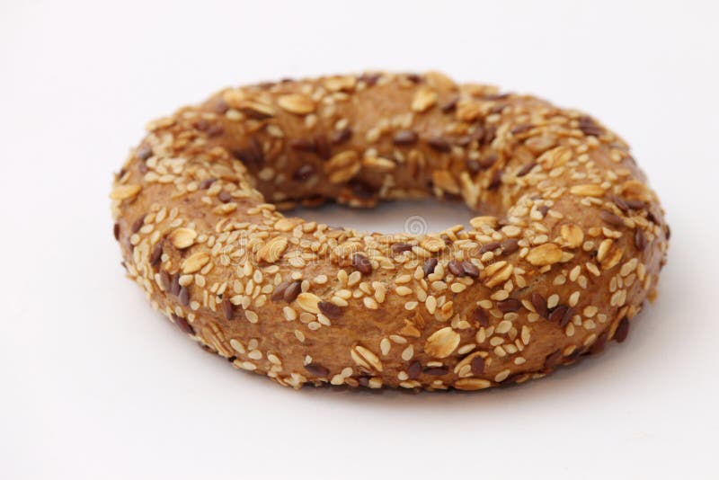 Bagel stock photo. Image of bagel, snack, tasty, white - 65627678